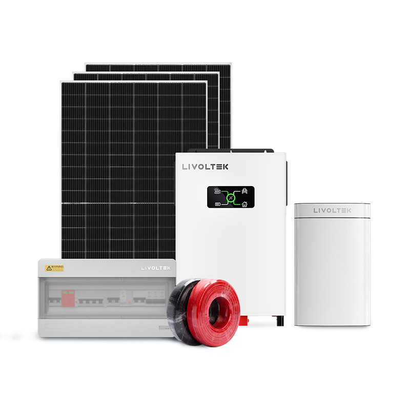 Residential Solar Kit 5kW Off-Grid Inverter 51.2V100Ah